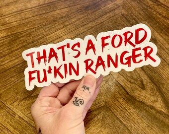 Ford Fuckin Ranger Decal - Etsy