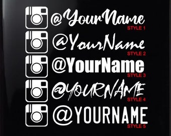 Insta Decal - Etsy