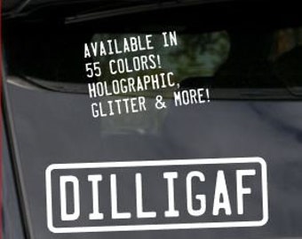 Dilligaf Sticker - Etsy