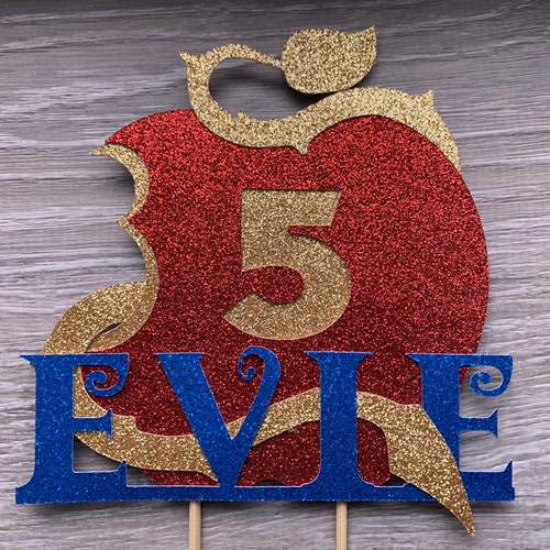 Personalized Apple Cake Topper | Etsy