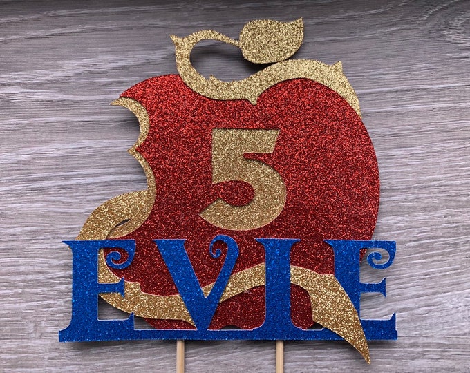 Personalized Apple Cake Topper - Etsy