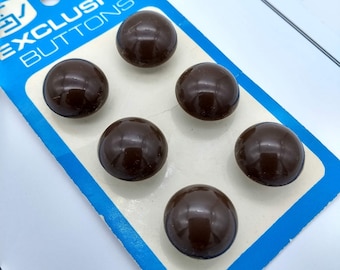 1970s Brown Buttons - Etsy