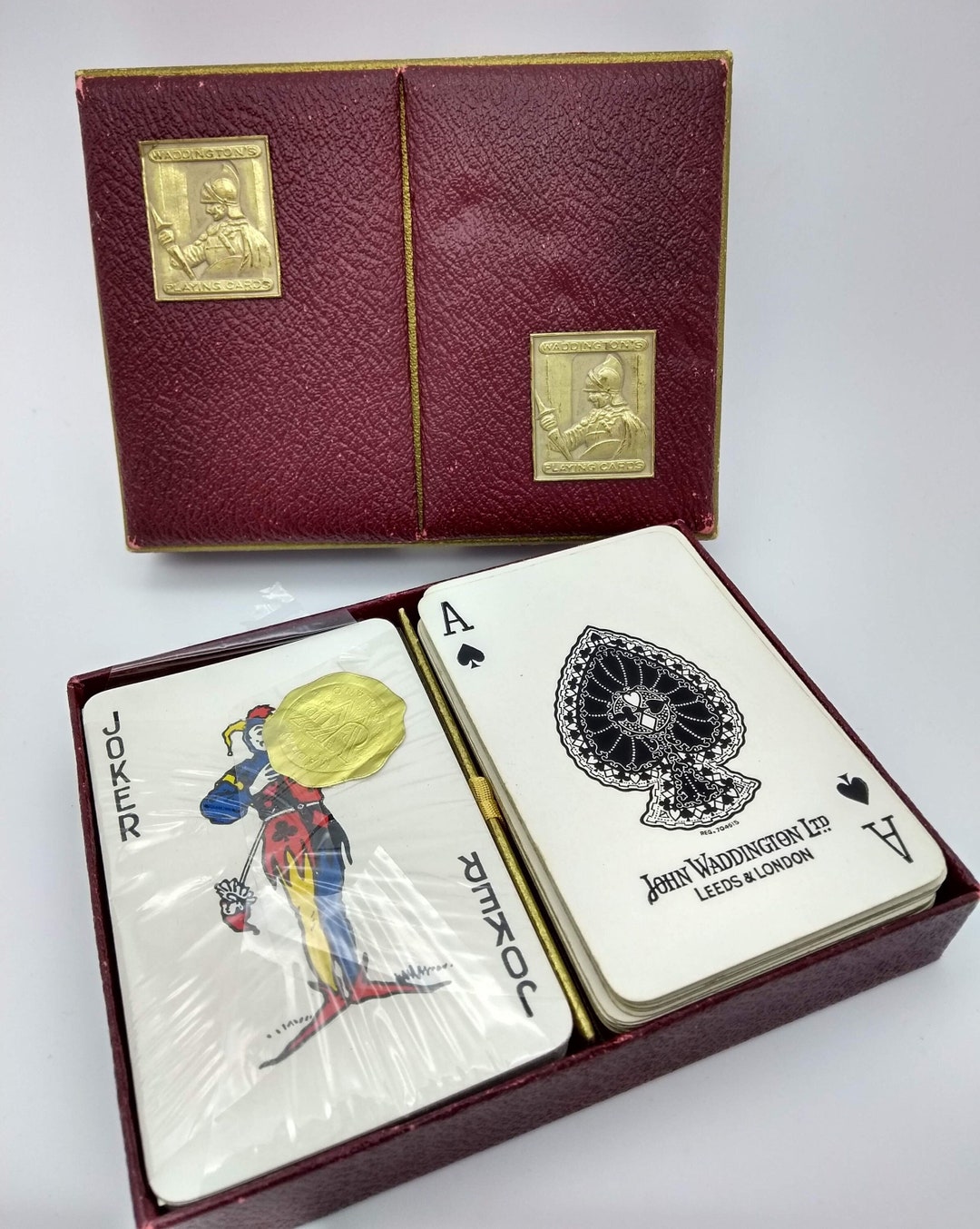 1950s WADDINGTONS PLAYING CARDS, Twin Deck Playing Cards by John ...