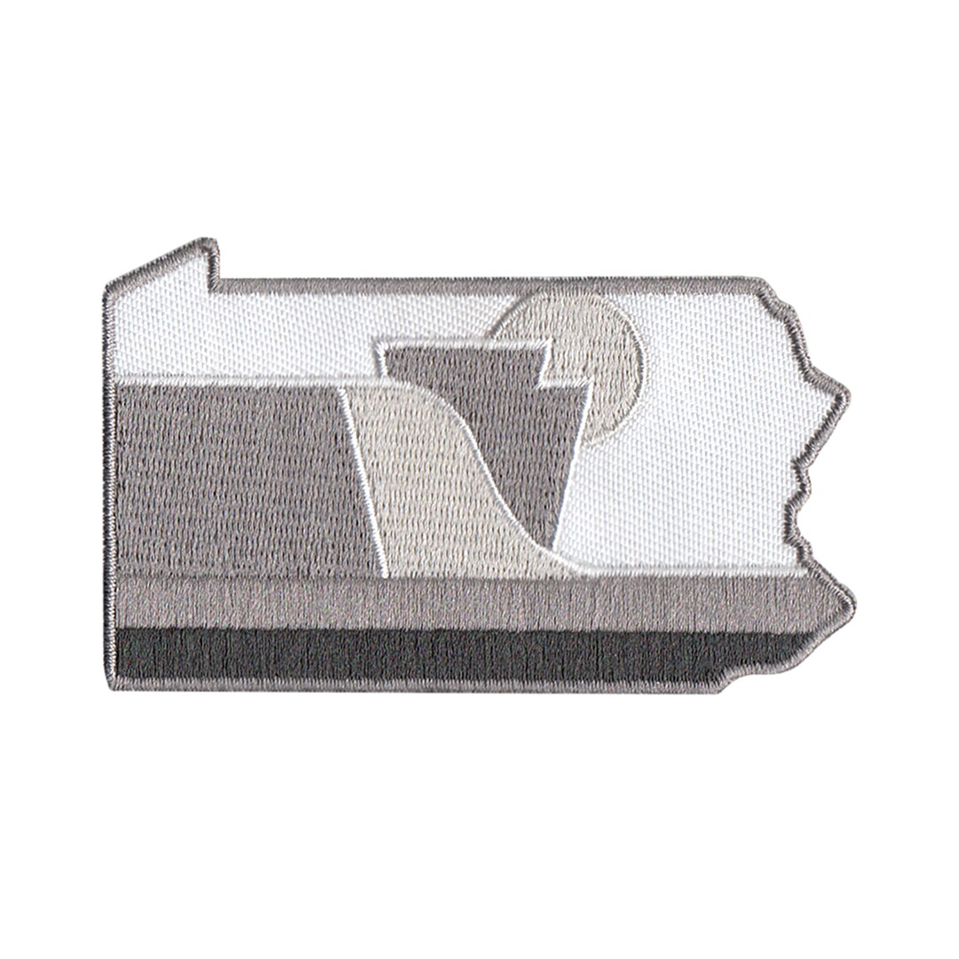 Pennsylvania Patch | PA State Patch | Iron on Patch | Greyscale ...