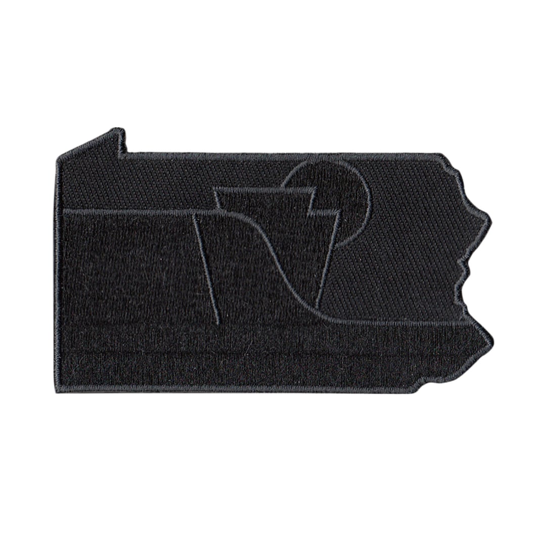 Pennsylvania Patch | PA State Patch | Iron on Patch | Black ...