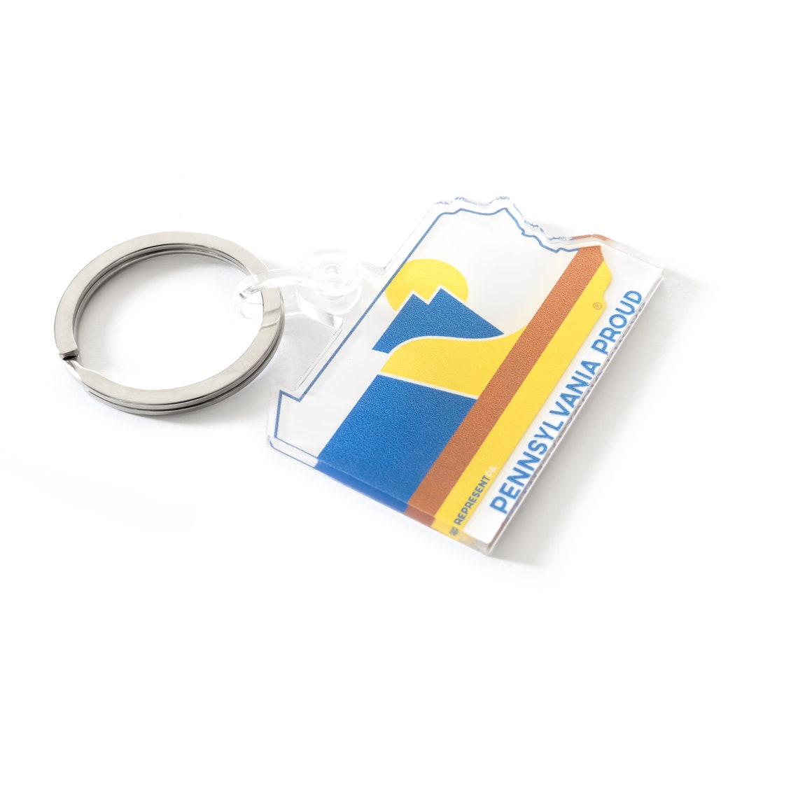 Pennsylvania Keychain PA State Keychain Representpa - Etsy