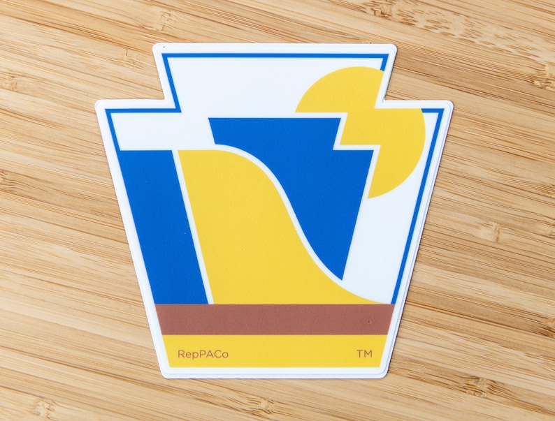 Pennsylvania Sticker Keystone Sticker Pennsylvania Decal - Etsy