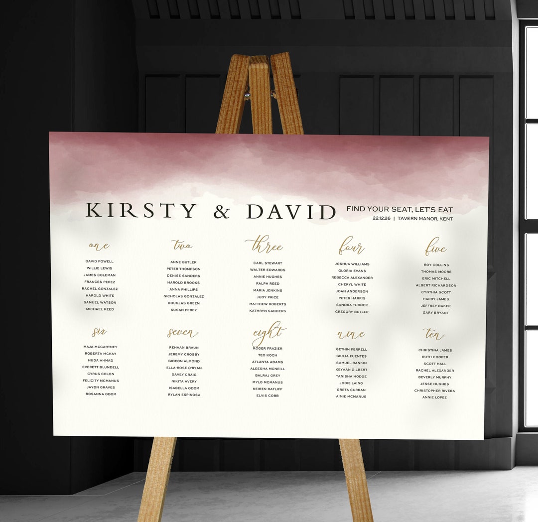 Unusual Table Plans for Weddings, Wedding Table Plan, Wedding Seating ...