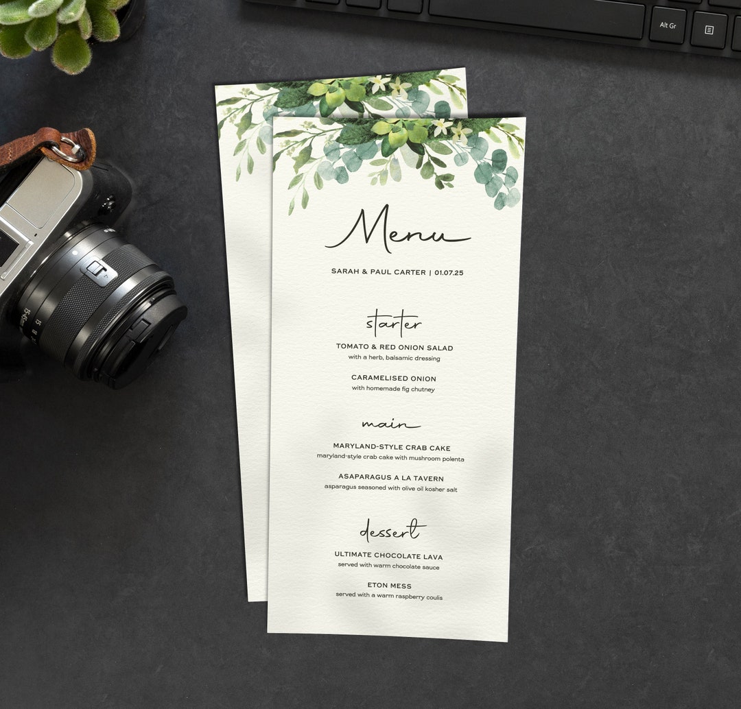 Wedding Buffet Menu, Wedding Menu Cards, Menus for Wedding, Wedding ...