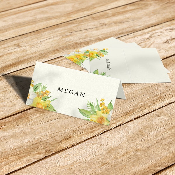 Place Setting Card - Etsy