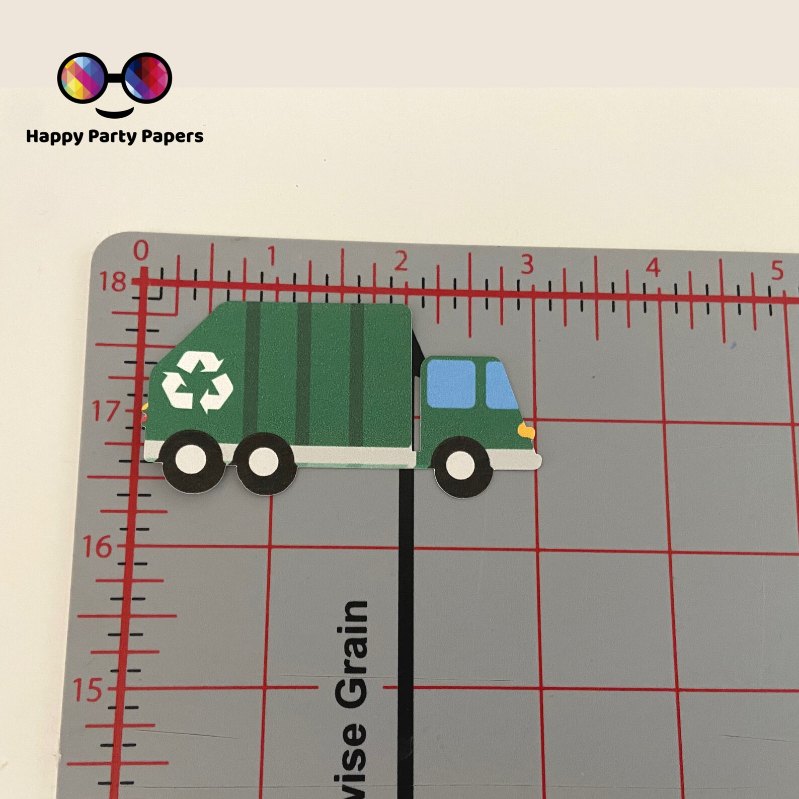100 Pieces Paper Garbage Truck Party Confetti, Garbage Truck Party ...