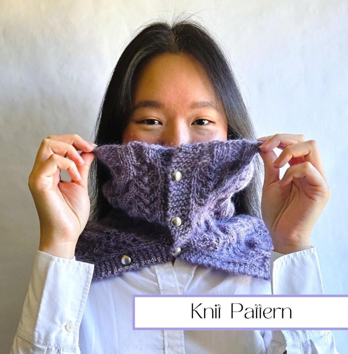 Intwined Vines Cowl, PDF Knit Pattern, Intermediate Level - Etsy