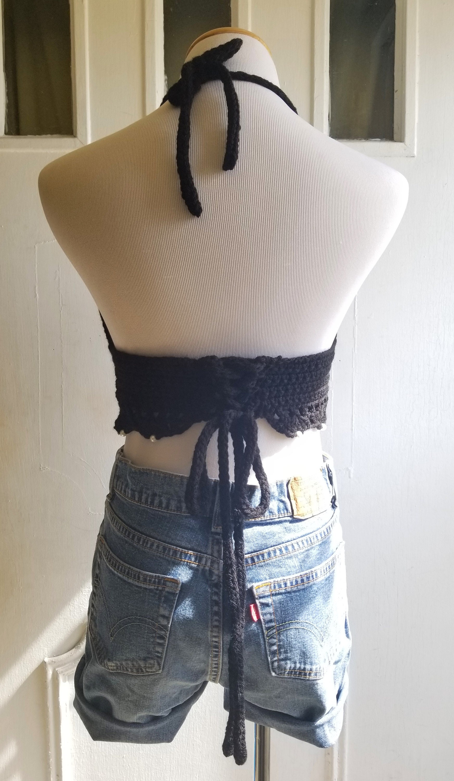 Crochet Crop Top Padded for the Summer Beach & Festivals - Etsy