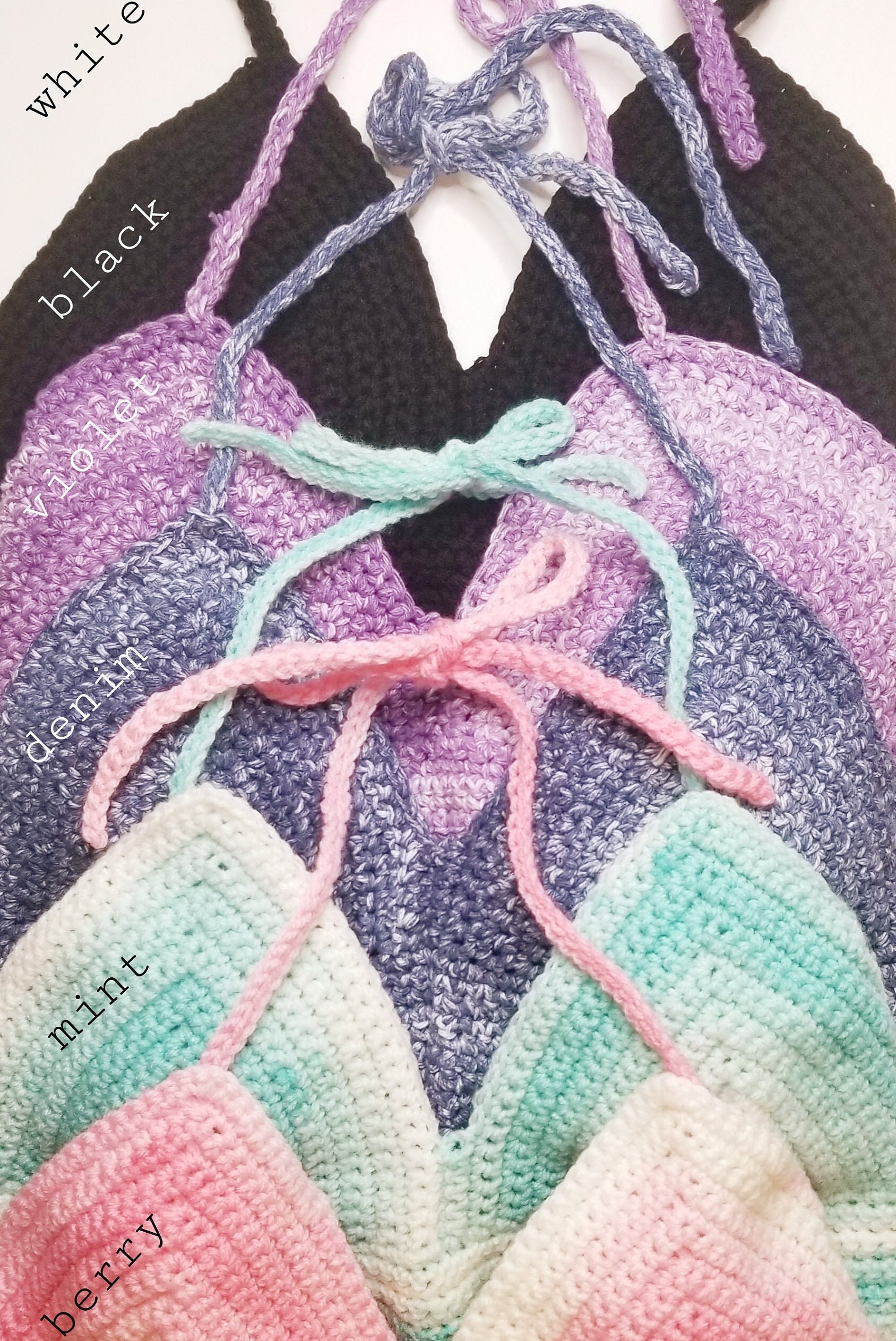 Crochet Crop Top Padded for the Summer Beach & Festivals - Etsy