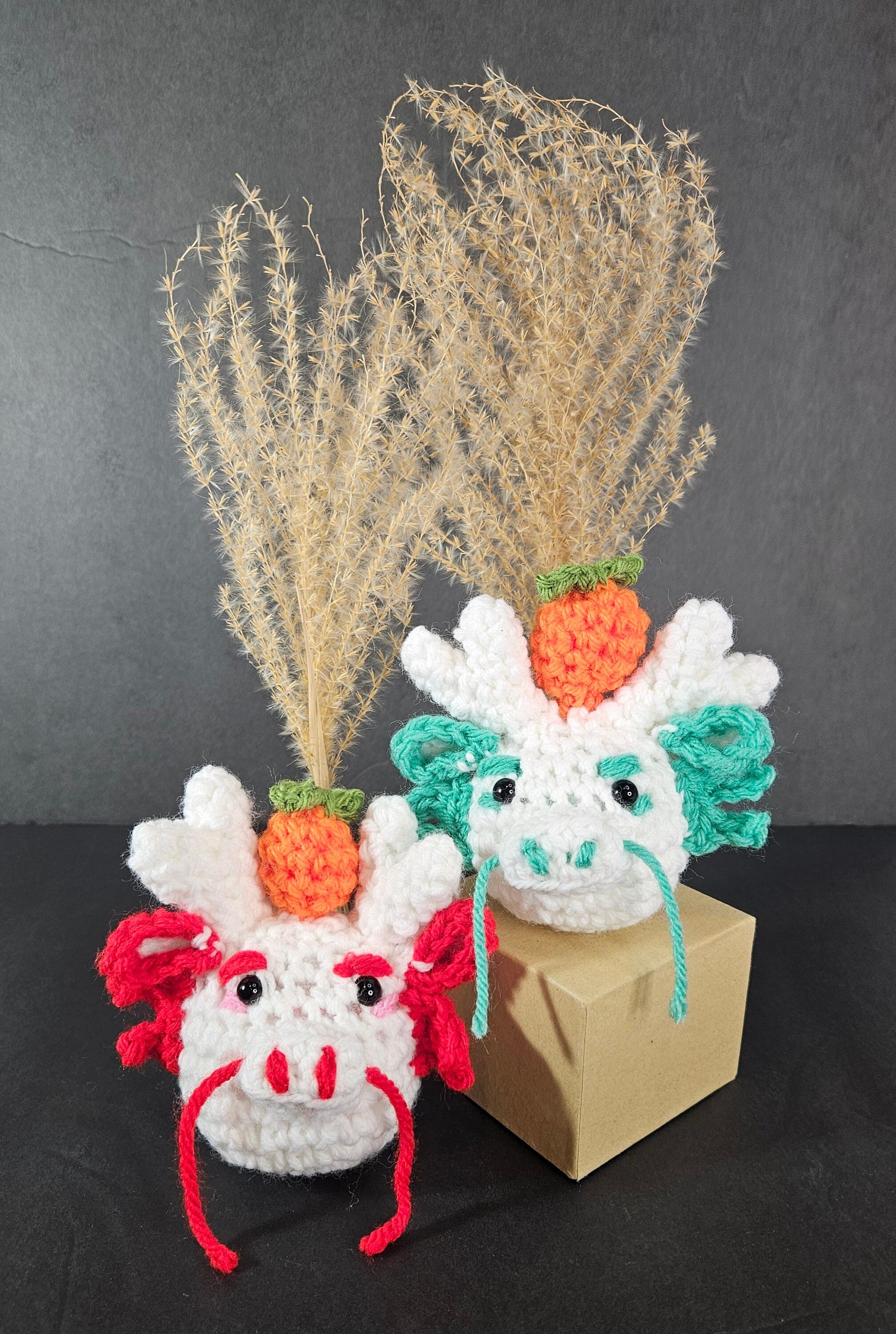 Kagami Mochi Dragon Crochet PDF Pattern, Advanced Beginner Level - Etsy