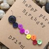 Handmade Birthday Card for Partially Sighted or Blind, for Man or Woman ...