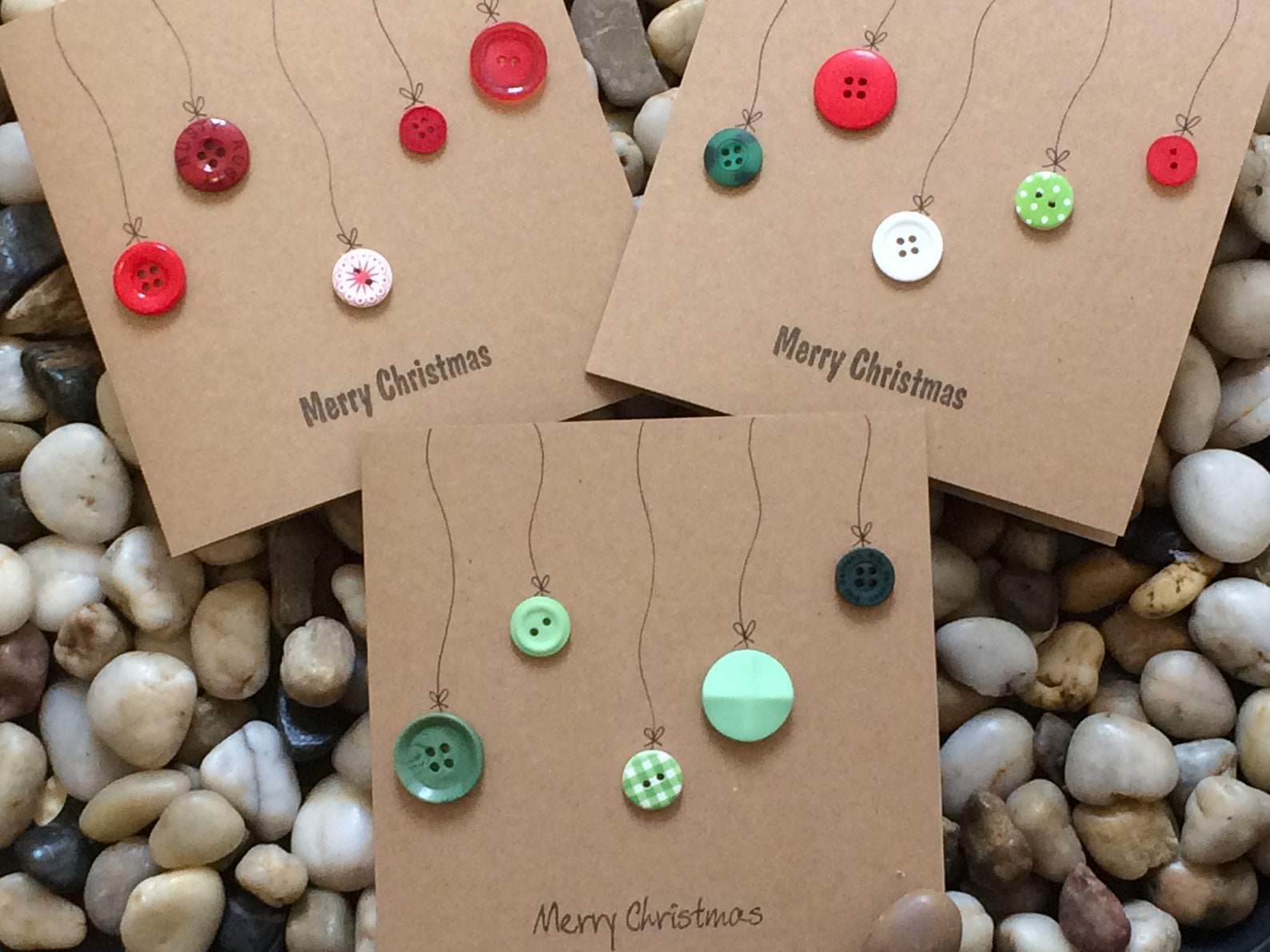 4 Pack Luxury Rustic Holiday Card Set, Christmas Cards, Christmas Cards ...