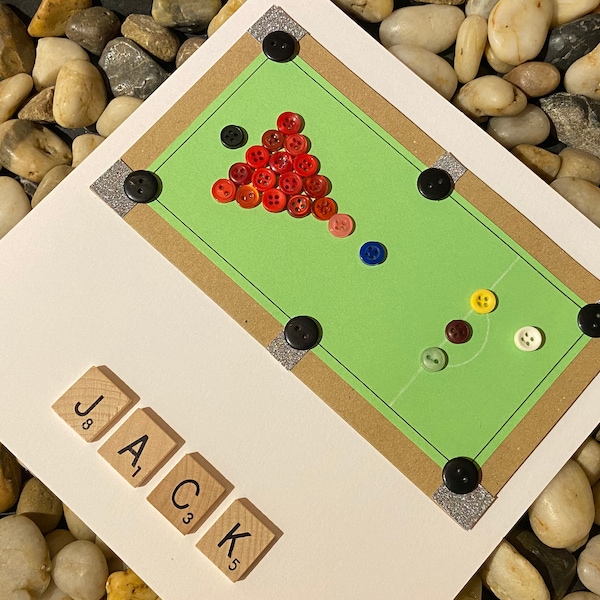 Snooker Cards - Etsy UK