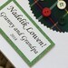 Personalised 'nadelik Lowen' Cornish Tartan Bauble Christmas Card ...