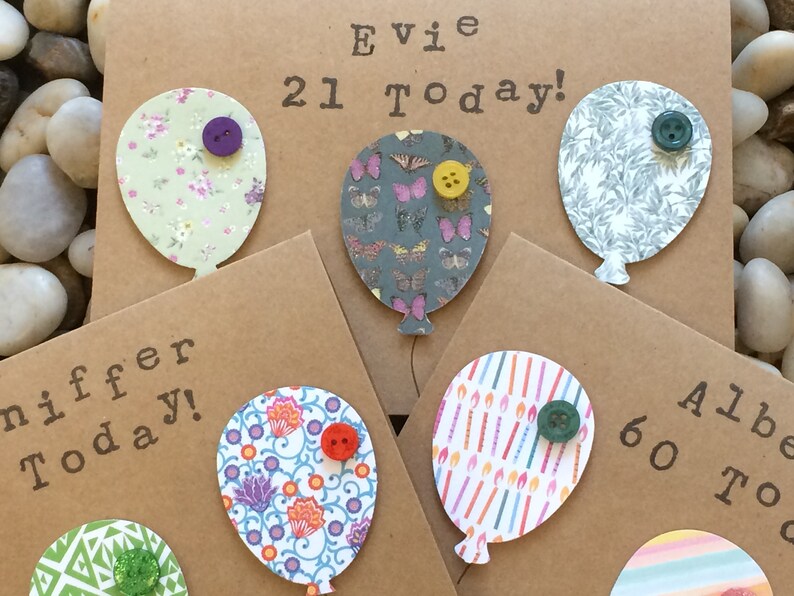 Personalised Birthday Girl Card For Her Handmade Birthday | Etsy