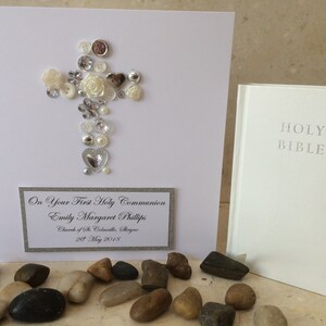 Personalised Holy Communion Gift, Holy Communion Card, for Girl or Boy ...