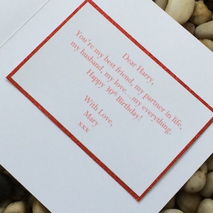 Handmade Birthday Card for Partially Sighted or Blind, for Man or Woman ...