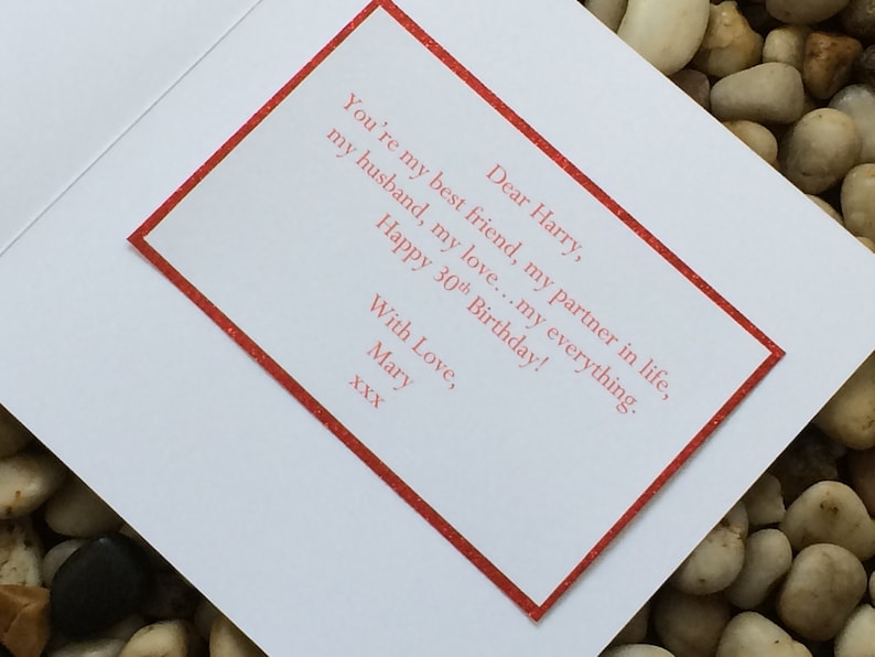 Handmade Birthday Card for Partially Sighted or Blind, for Man or Woman ...