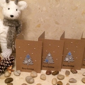 4 Pack Luxury Rustic Holiday Card Set, Christmas Cards, Christmas Cards ...