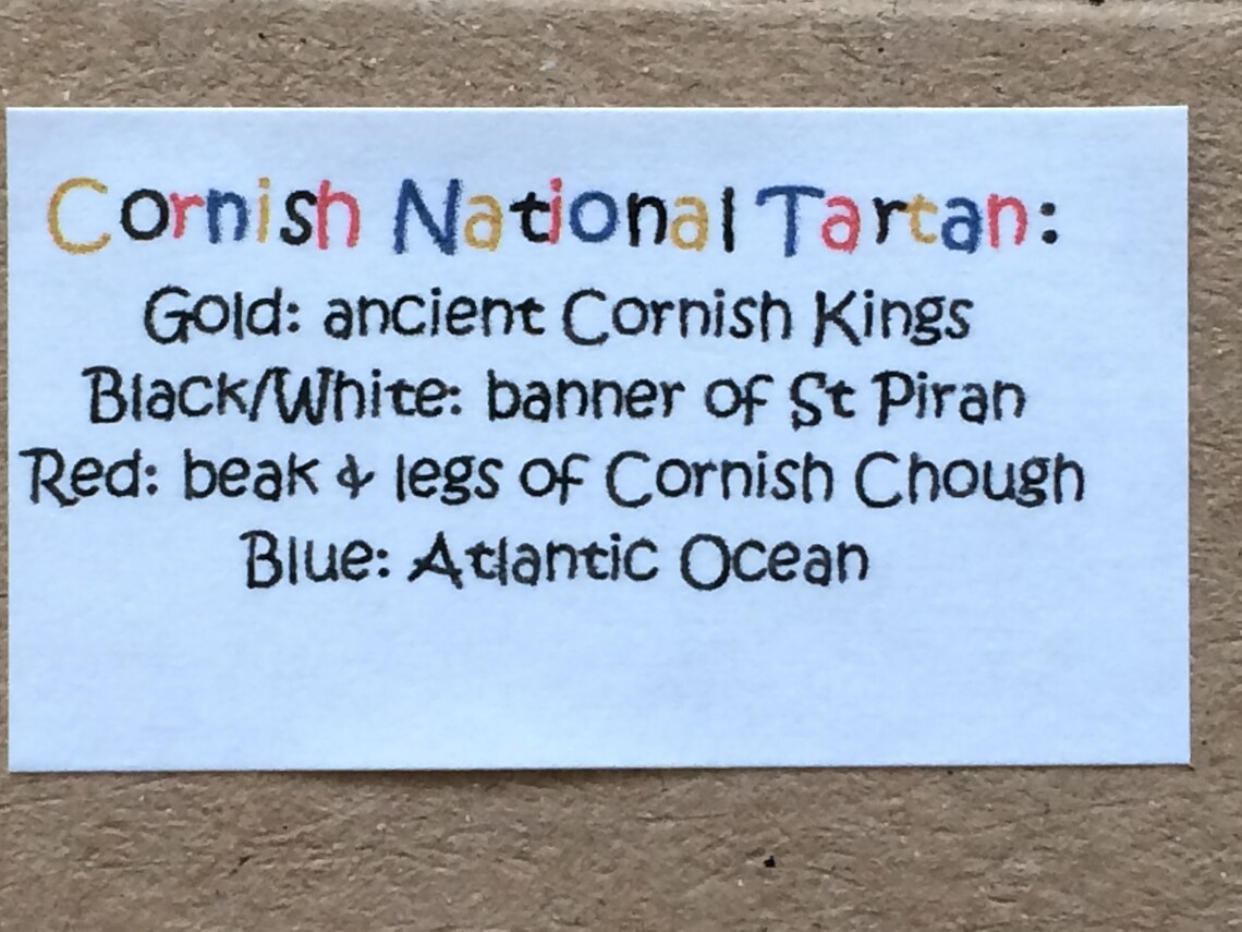 4 Pack 'nadelik Lowen' Cornish Tartan Christmas Tree - Etsy