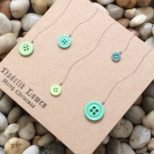 4 Pack Cornish 'nadelik Lowen' Christmas Bauble Cards - Etsy UK