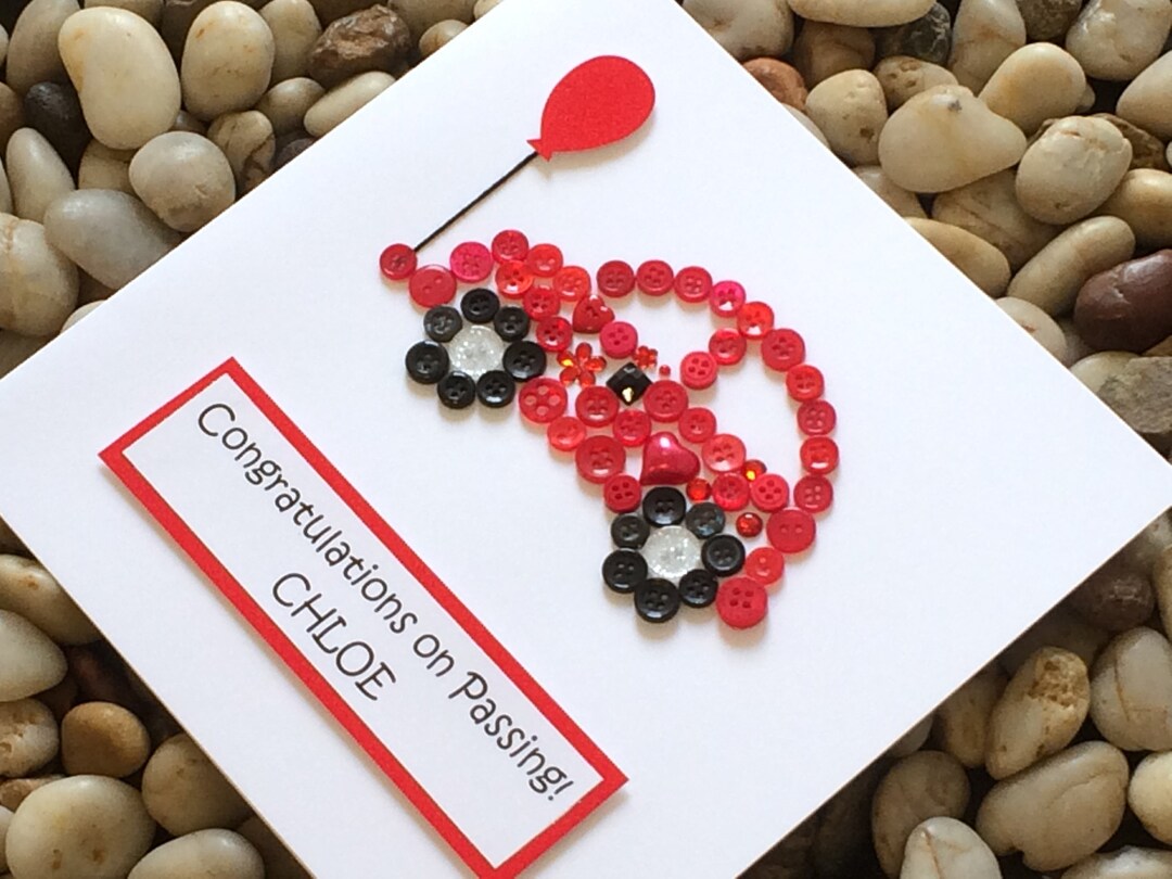 Passed Driving Test Card Congratulations on Passing - Etsy