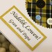 Personalised 'nadelik Lowen' Cornish Tartan Bauble Christmas Card ...