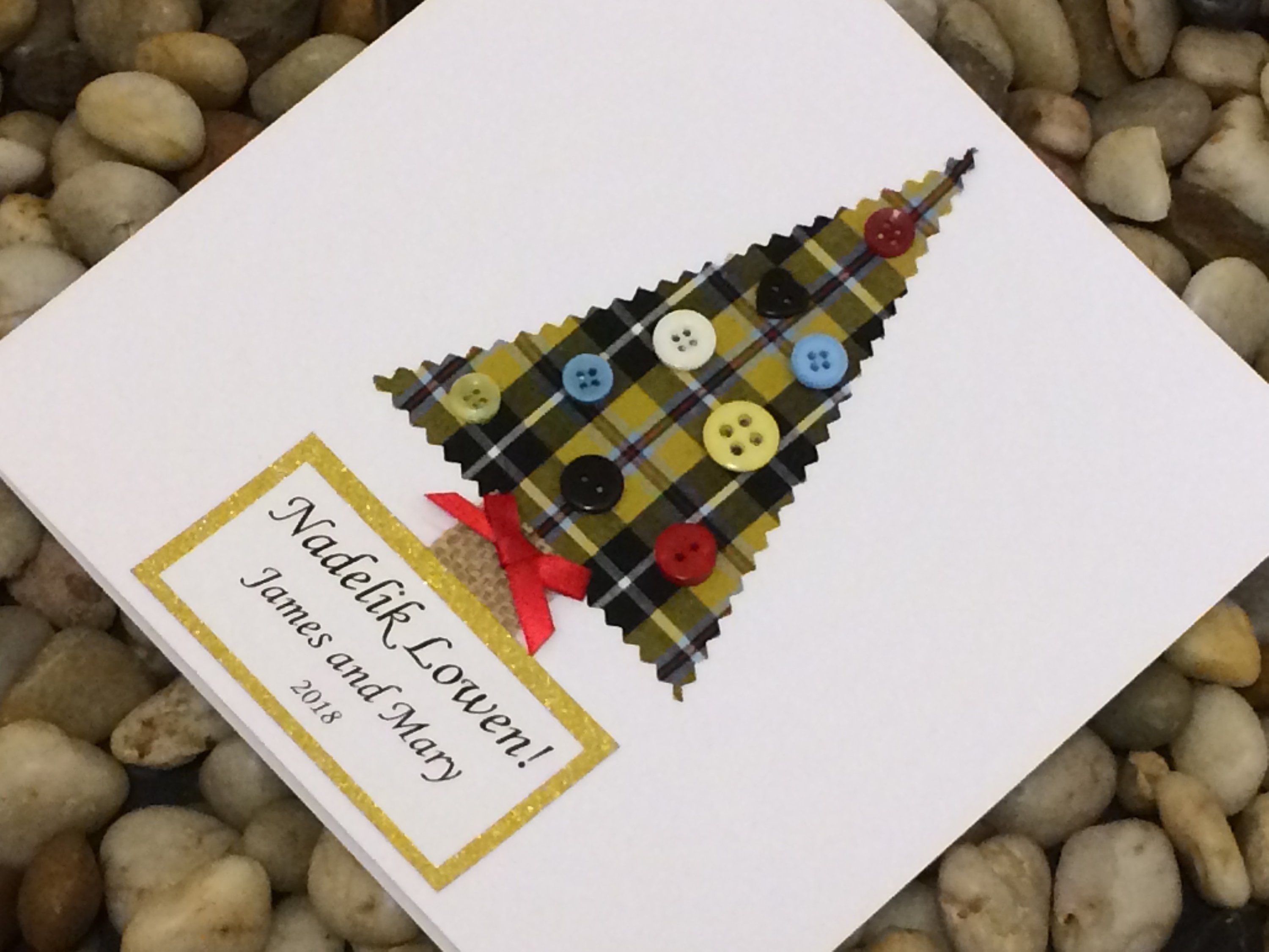 Personalised 'nadelik Lowen' Cornish Tartan Christmas - Etsy