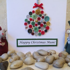 4 Pack Handmade Christmas Card Set, Christmas Tree Cards, 3d Christmas ...