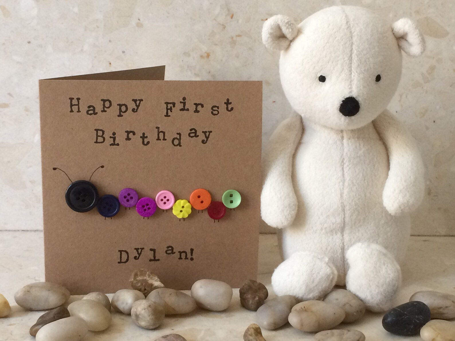 Caterpillar Birthday Card Personalised Birthday Card for Boy | Etsy UK