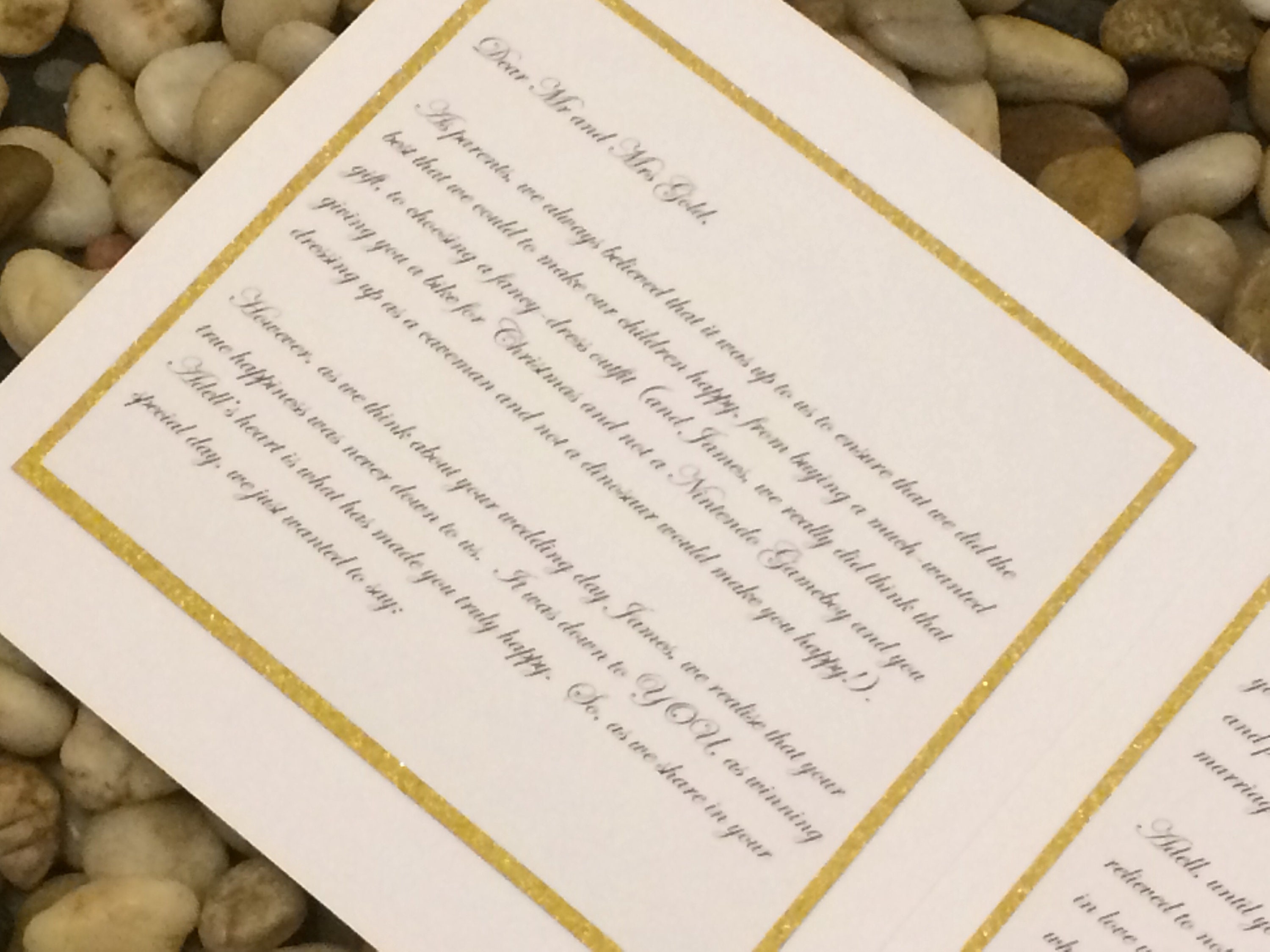 Personalized Wedding Card Handmade Wedding Card for Daughter | Etsy