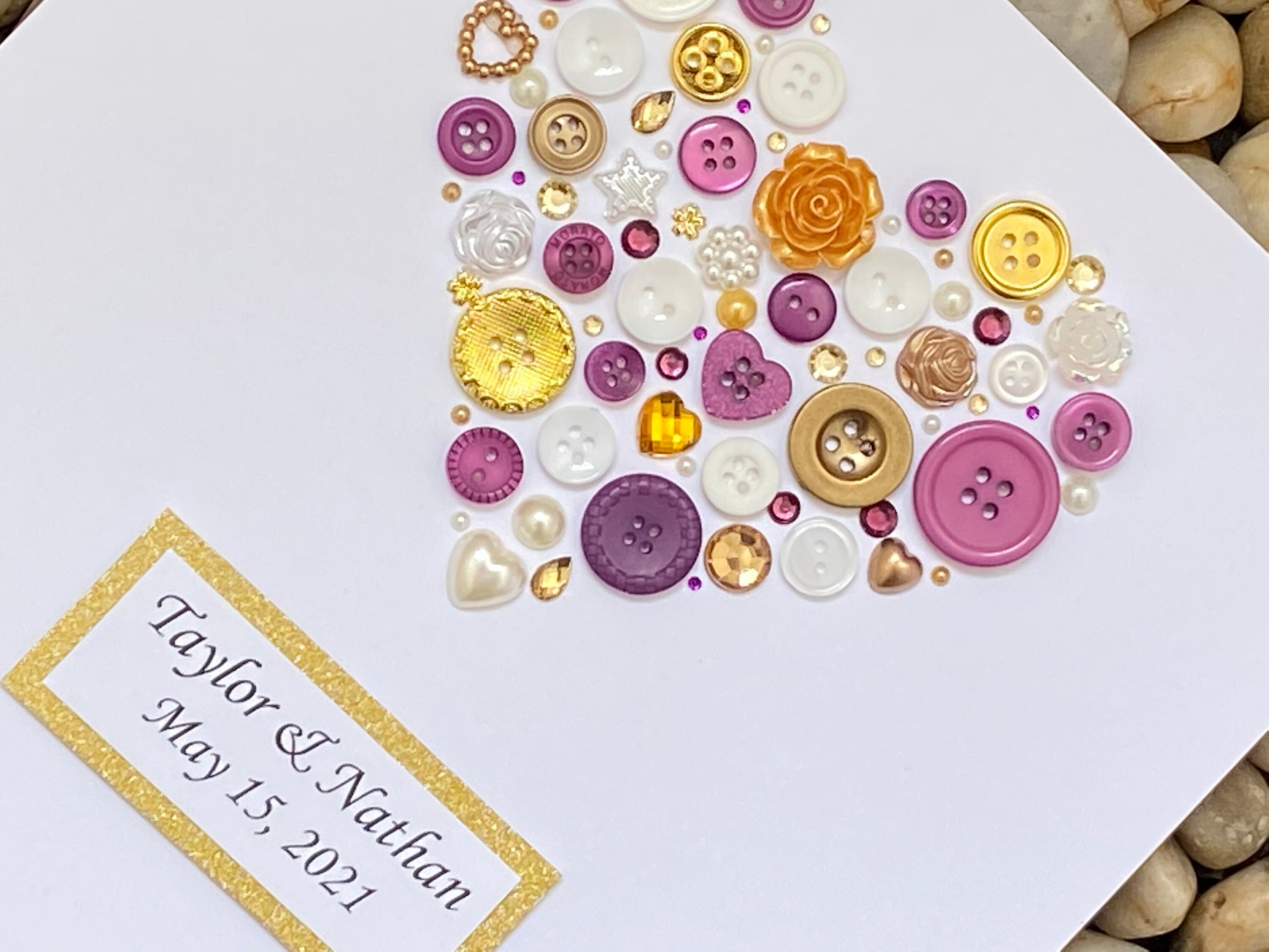 Personalised Wedding Day Card, Handmade Wedding Card, for Son and ...