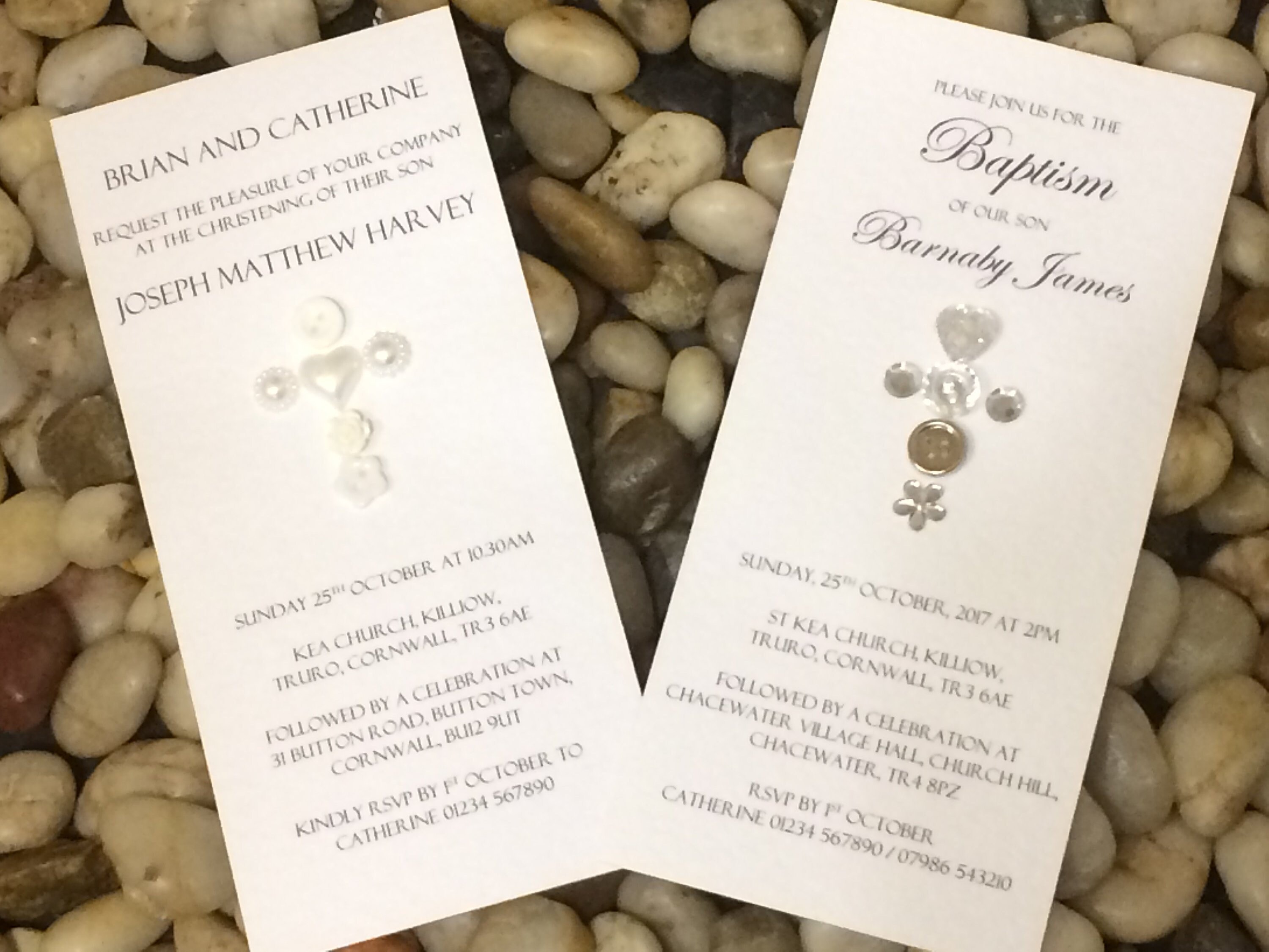 Baptism Invitations Handmade