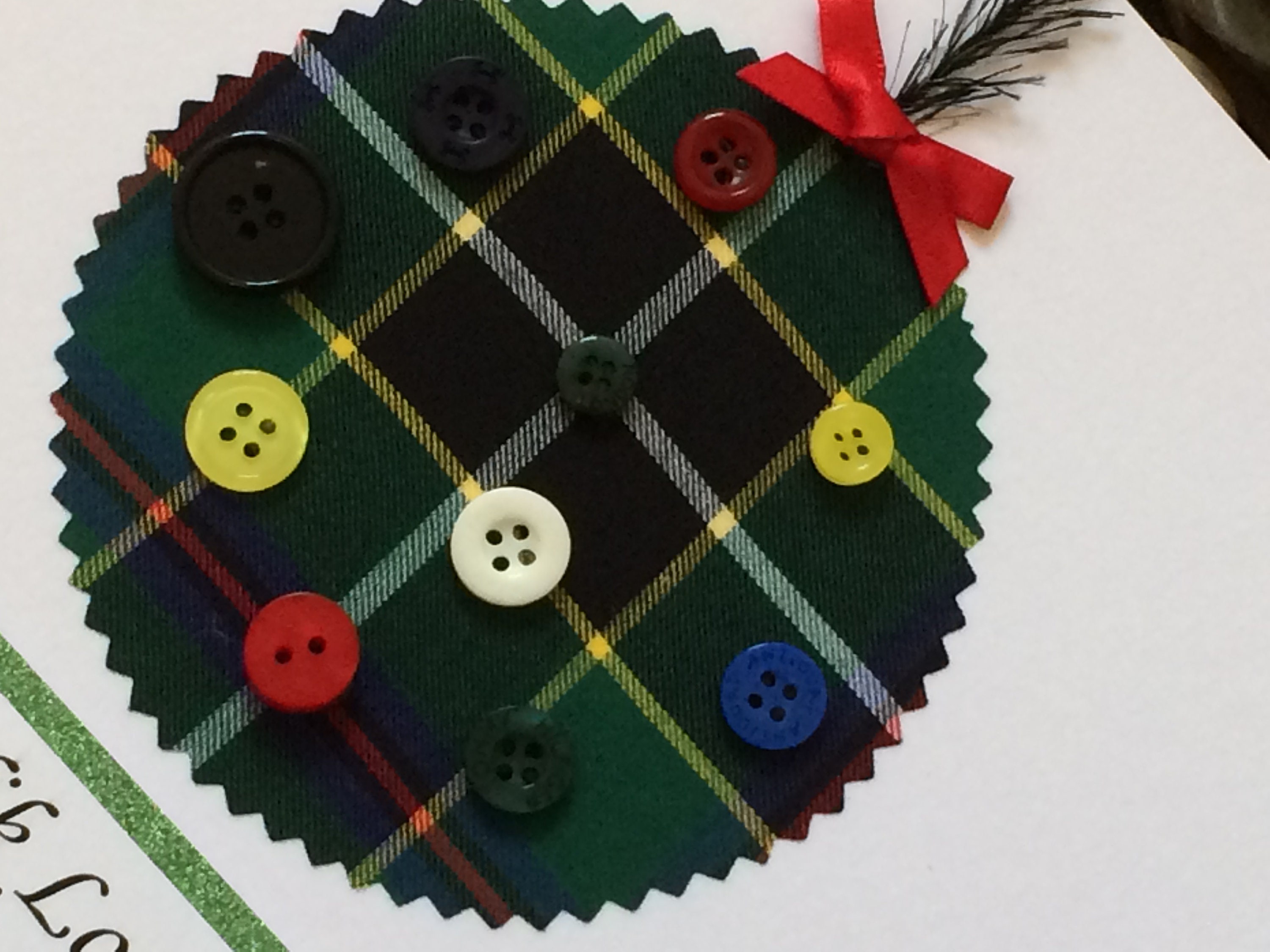 Personalised 'nadelik Lowen' Cornish Tartan Bauble - Etsy UK