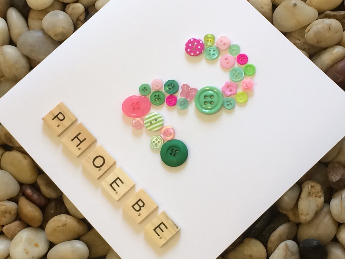 Handmade Birthday Card for Partially Sighted or Blind, for Man or Woman ...