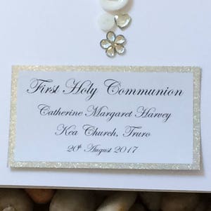 Personalised Holy Communion Gift, Holy Communion Card, for Girl or Boy ...