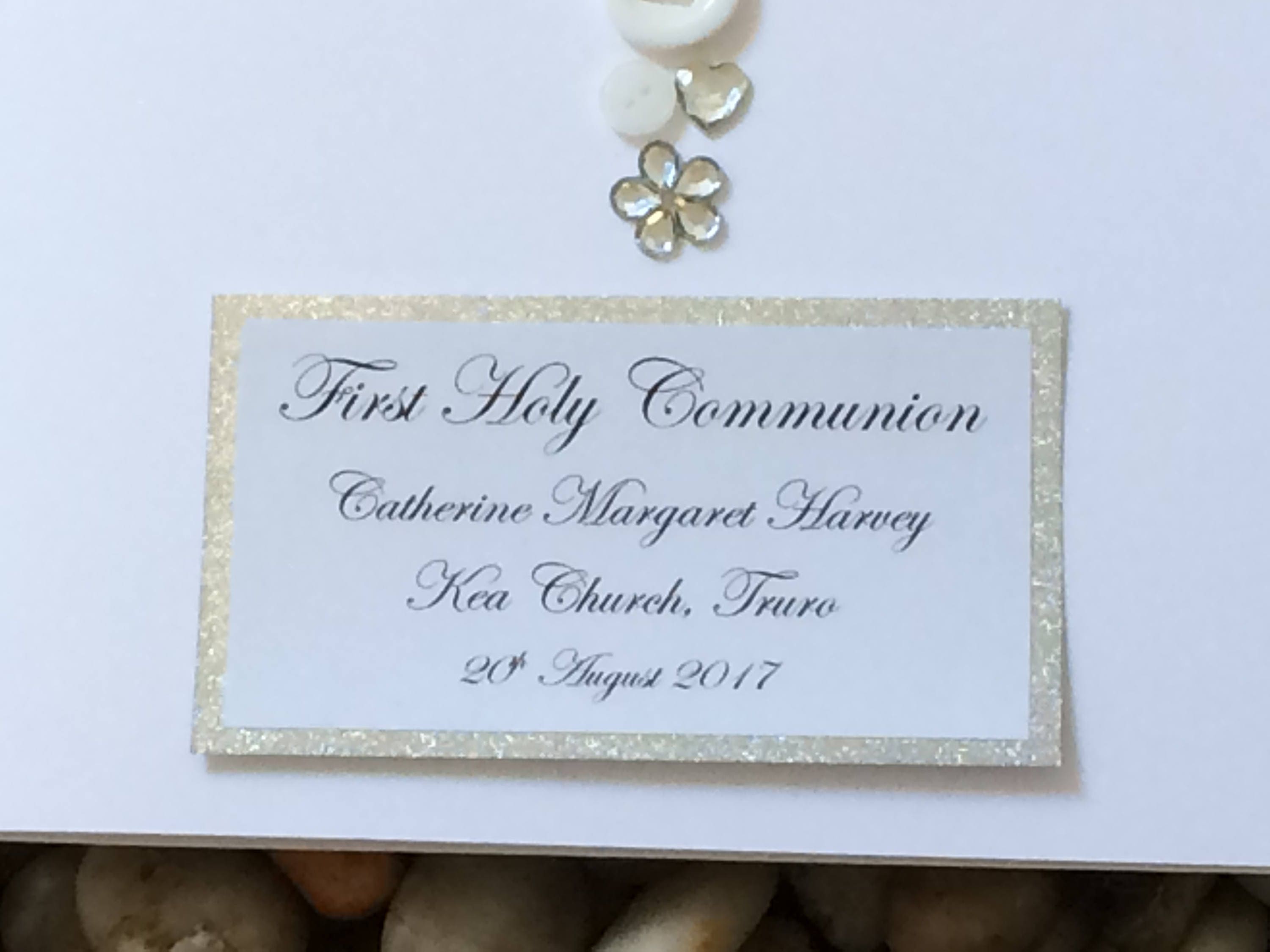 Personalised Holy Communion Gift Holy Communion Card for - Etsy