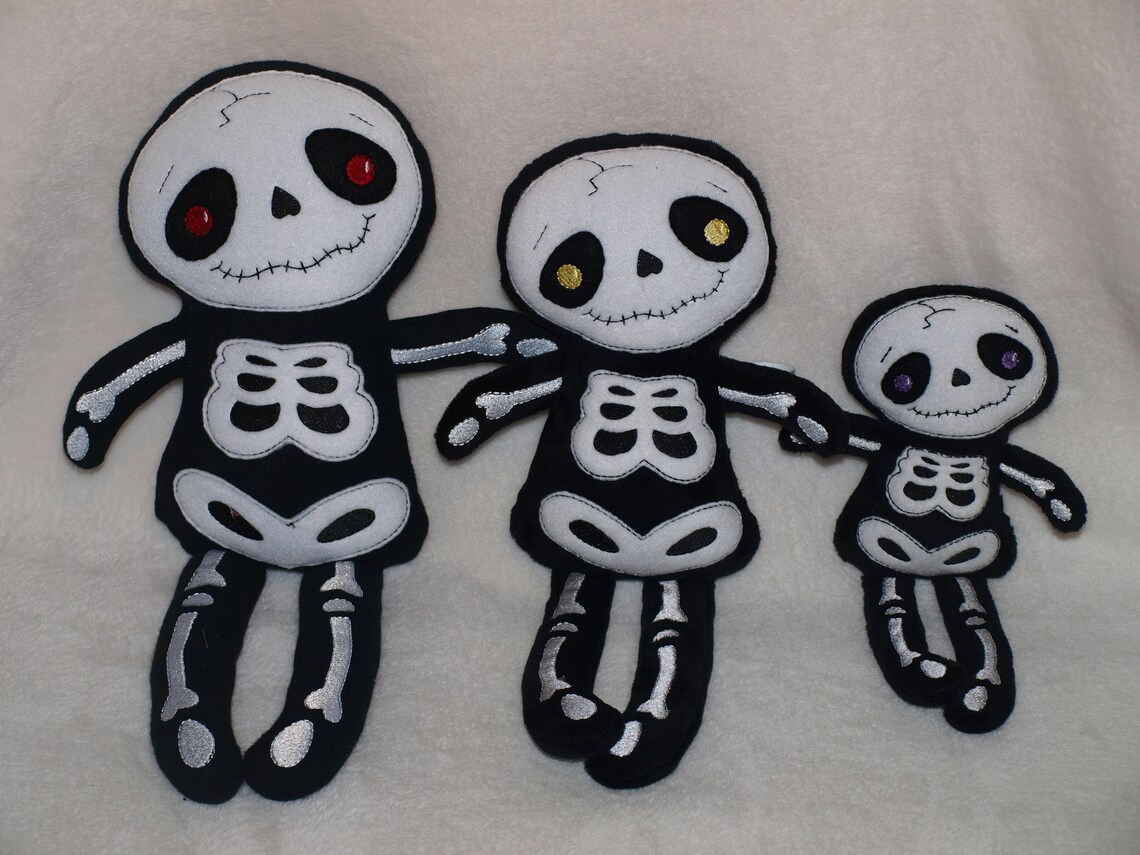 Skeleton Monsters Skeleton Soft Toy Cuddly Skeleton - Etsy