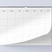 Blank Calendar Printable, Large Undated Calendar, Minimalist Calendar ...