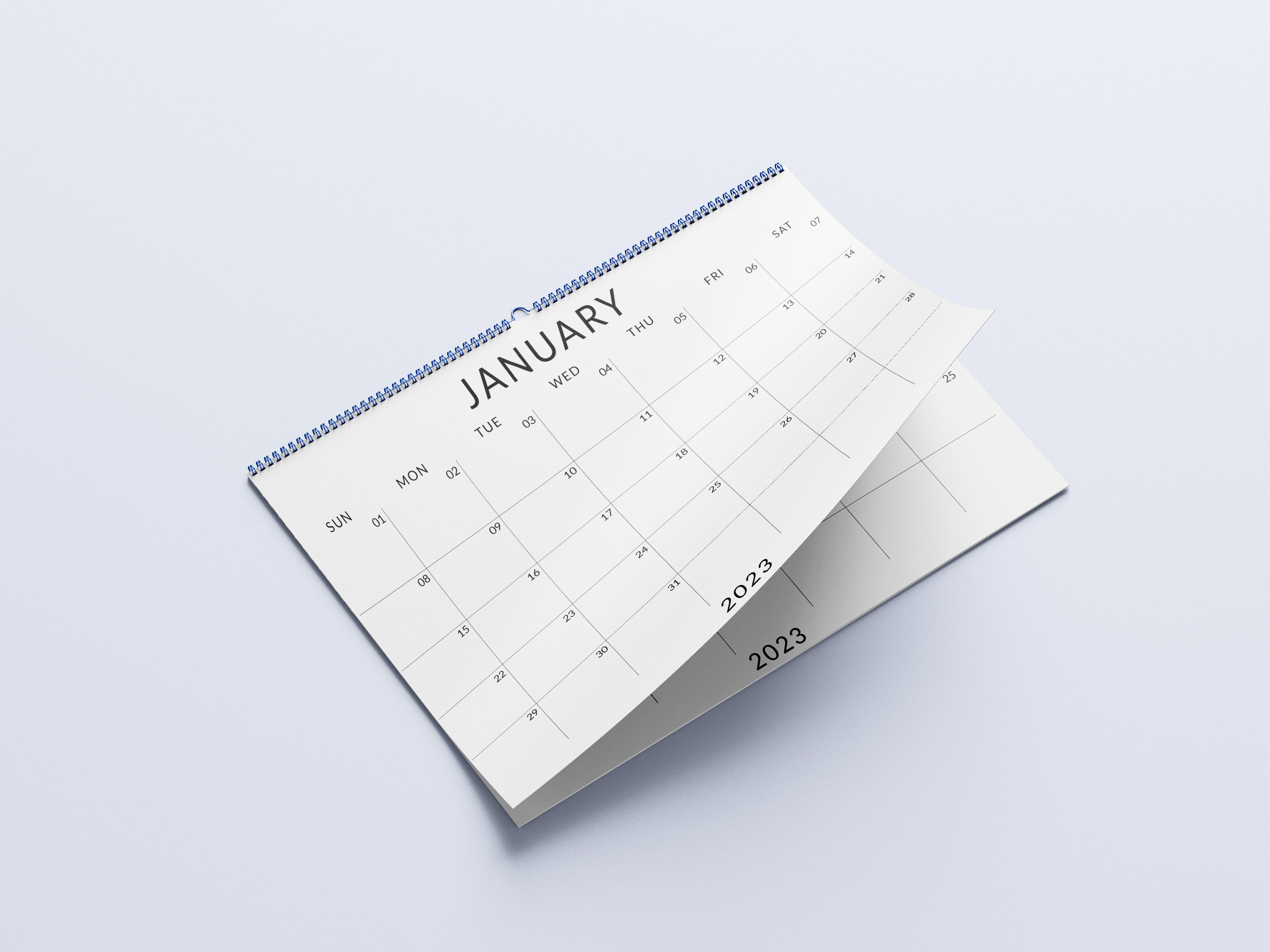 Calendar 2023 Big Wall Calendar Calendar Printable Calendar - Etsy