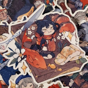 Dunmeshi Glitter Stickers - Etsy