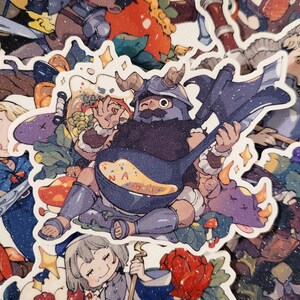 Dunmeshi Glitter Stickers - Etsy