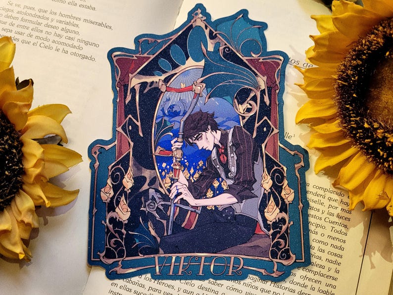 Viktor Holo/glitter Sticker - Etsy