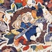Dunmeshi Glitter Stickers - Etsy