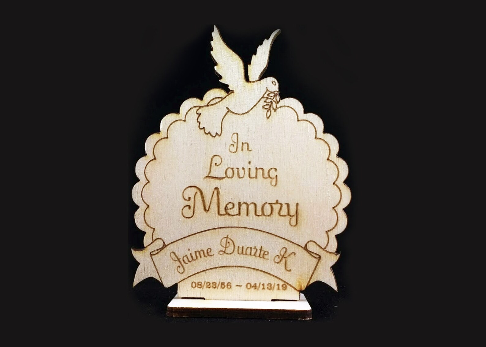 Ilmcp02 MEMORY TABLE CENTERPIECE Laser Cut and Custom - Etsy